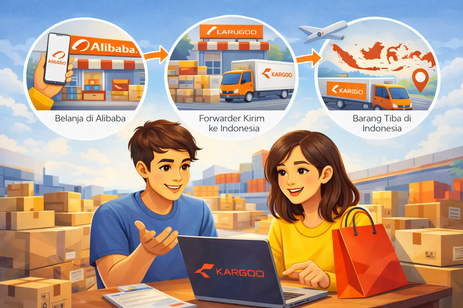 Cara Menggunakan Forwarder Alibaba ke Indonesia Panduan Lengkap | Kargoo
